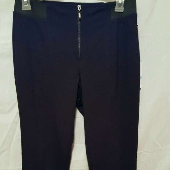 Insight | Pants & Jumpsuits | New Black Knit Exposed Zip No Waist ...